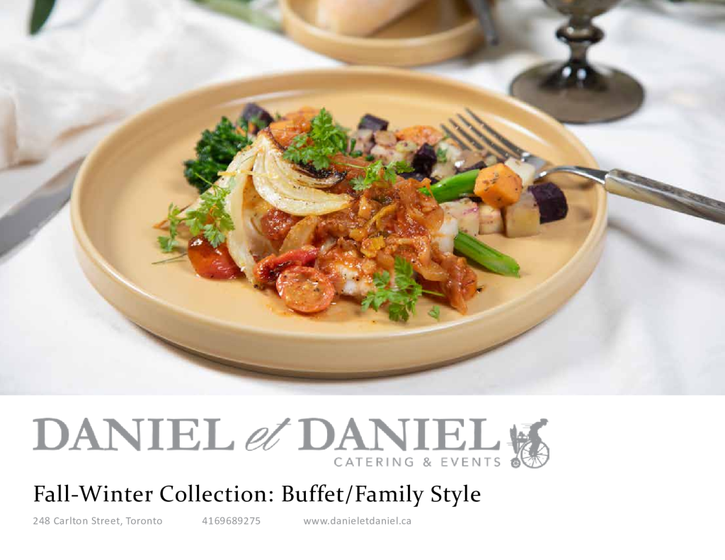 Catering Menus | Daniel et Daniel