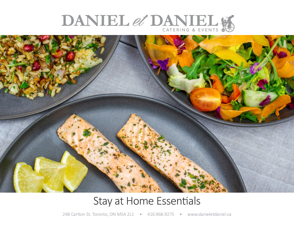Catering Menus | Daniel et Daniel